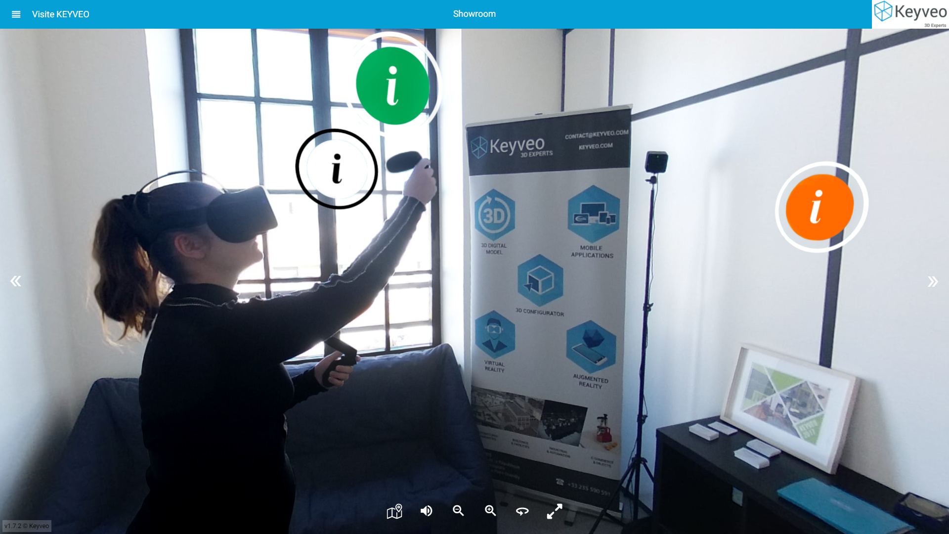 Web immersif - Keyveo